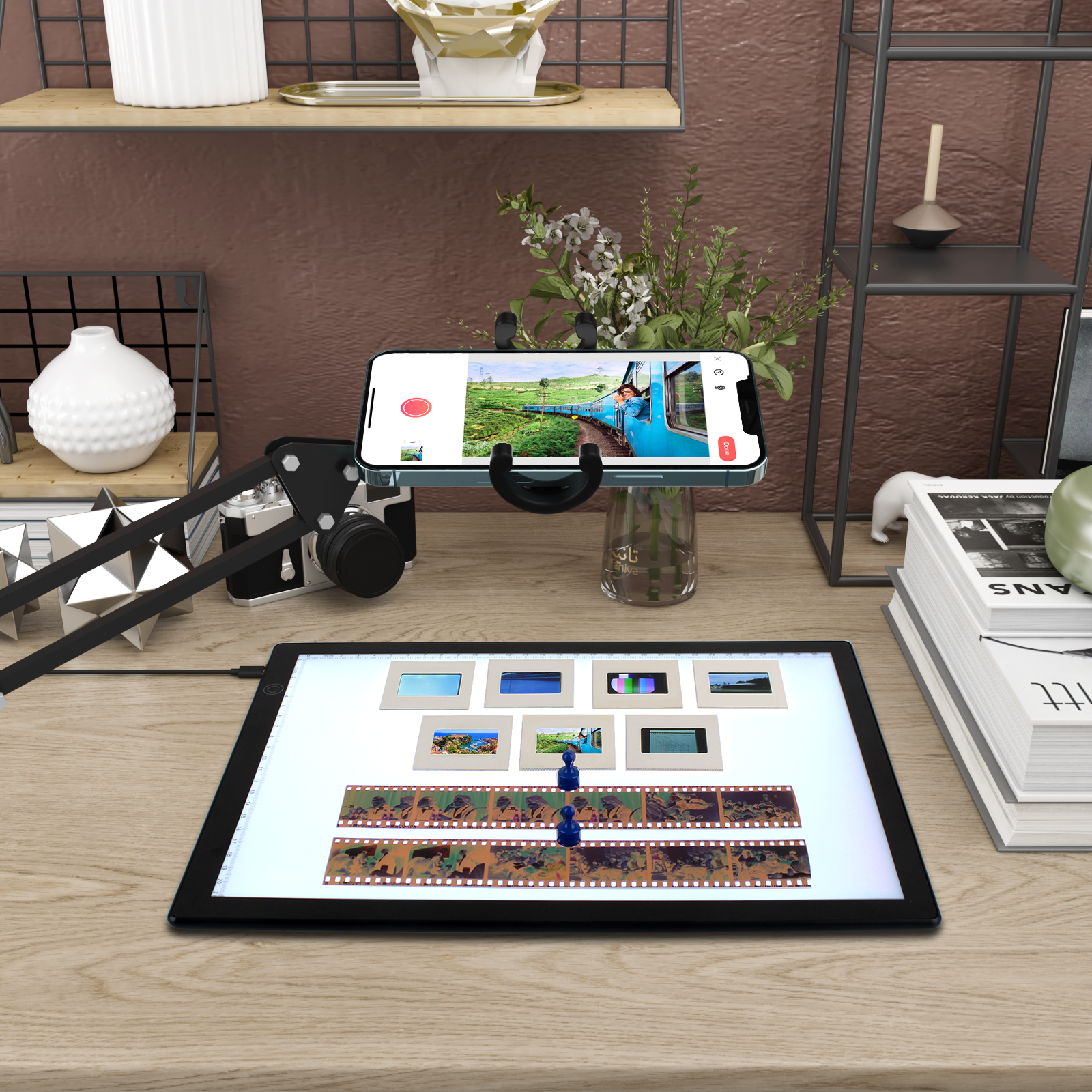 Slide Viewer Light Pad Backlight for Viewing and Scanning Photos Slides ...